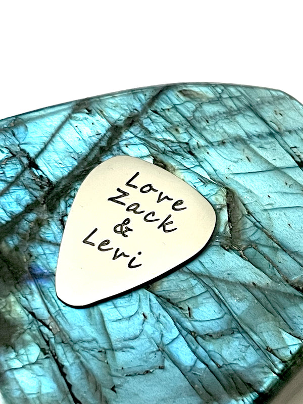 Laser Engraved Custom Guitar Pick - Contagious Designs